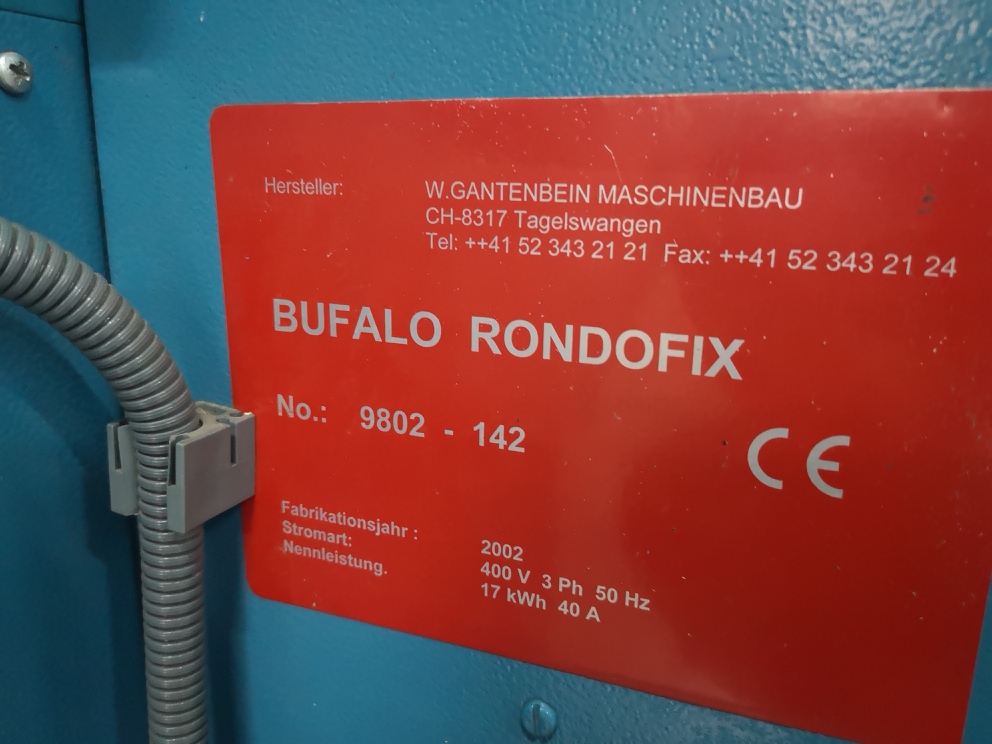 Bufalo Rondofix-5 | Van Gompel Grafische Machines b.v.