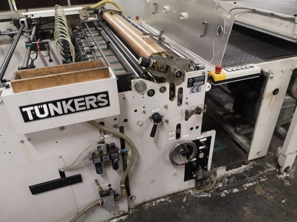 Verkocht: Tunkers VKM 1450 Automatic paper to board laminator (2005 ...
